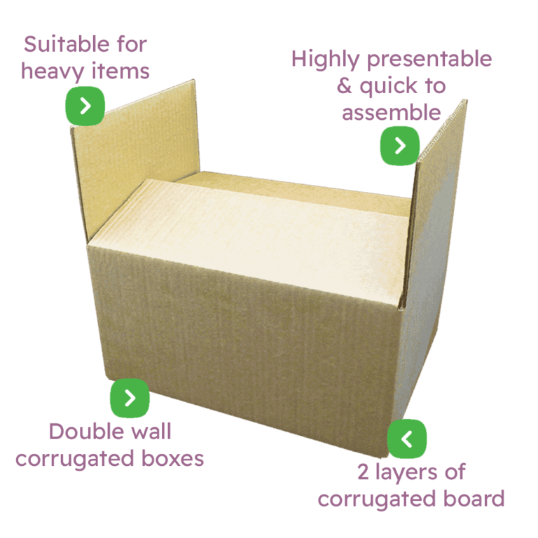 Double Wall Cardboard Boxes | 305x229x152mm | Multiple Pack Sizes